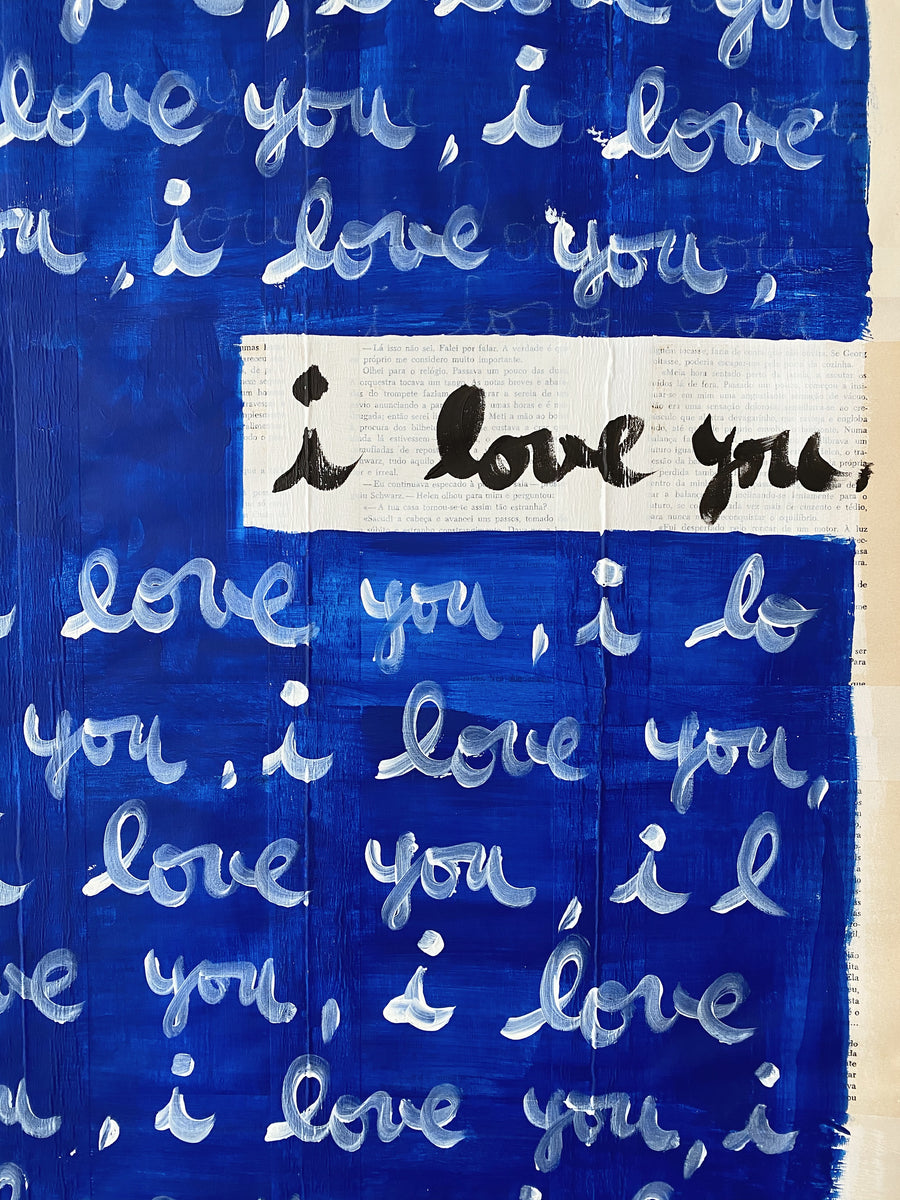 BLUE LOVE LETTERS – Violeta Cor de Rosa Galerie